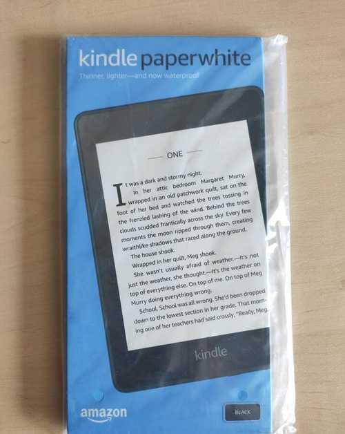 Kindle Paperwhite 8 Gb черная водонепроницаемая
