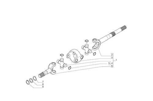 Полуось carraro 146041
