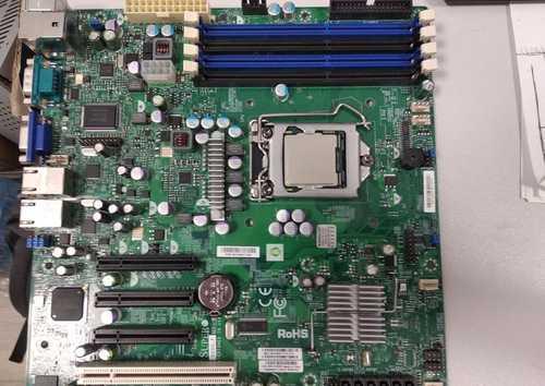 Комплект Xeon X3430 + М.б. Supermicro