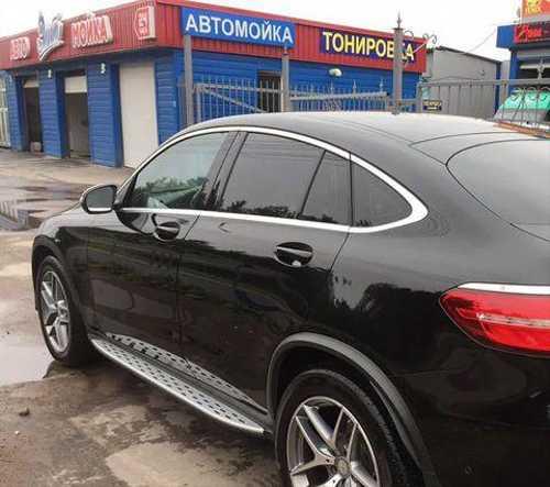 Пороги Mercedes GLC 1 C253 Coupe 2016-2020