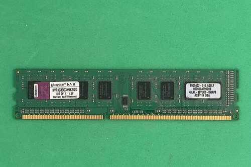DDR3 1gb 1333 Kingston / KVR1333D3N9K2/2G нал/безн