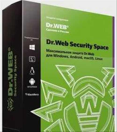 Антивирус Dr.Web Security Space на 1 год акция