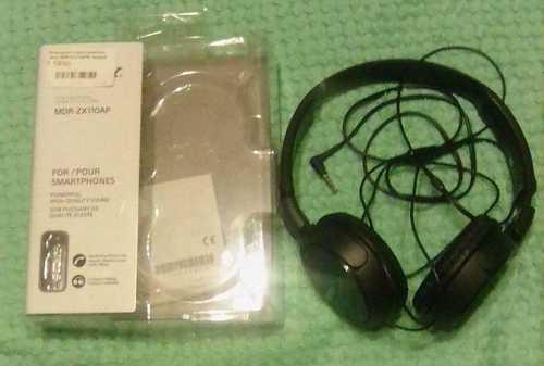 Наушники Sony (проводные с гарнитурой) MDR-ZX110AP