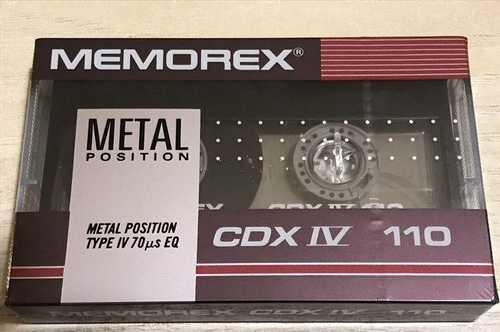 Аудиокассеты Memorex CDX lV 110 Metal 1989 год
