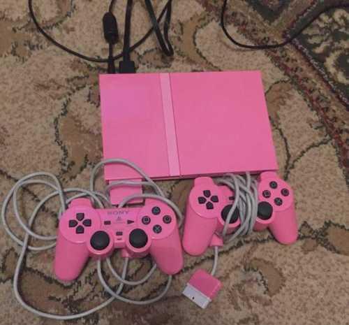 Sony PS2 slim pink (обмен)