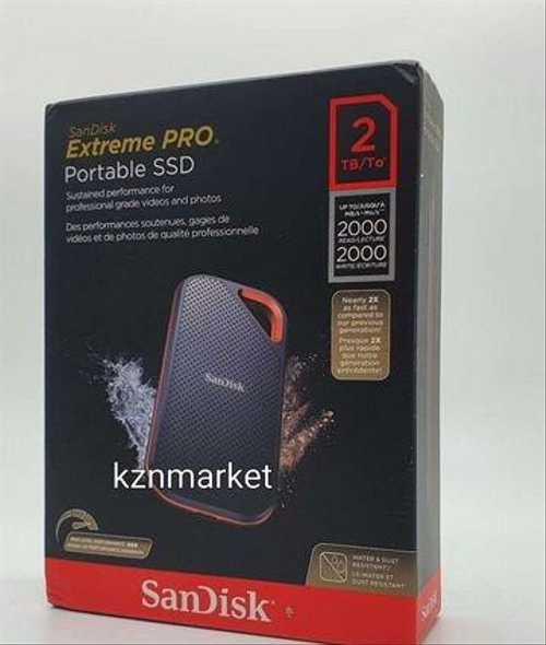 SanDisk 2tb Extreme Pro Portable SSD 2000mb/s