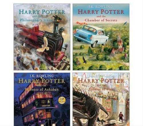 Harry Potter illustrated/ Гарри Поттер