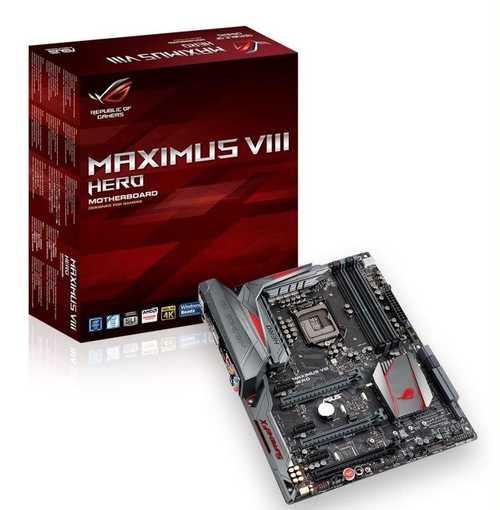 Материнская плата asus ROG maximus viii hero Z370