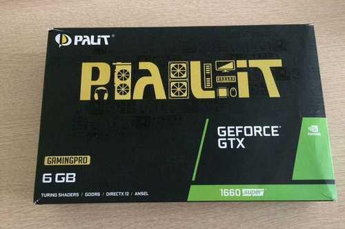 Видеокарта gtx 1660 super palit