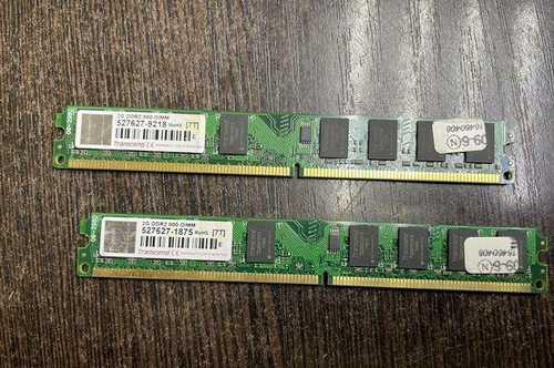 Оперативная память ddr2 2gb Transcend