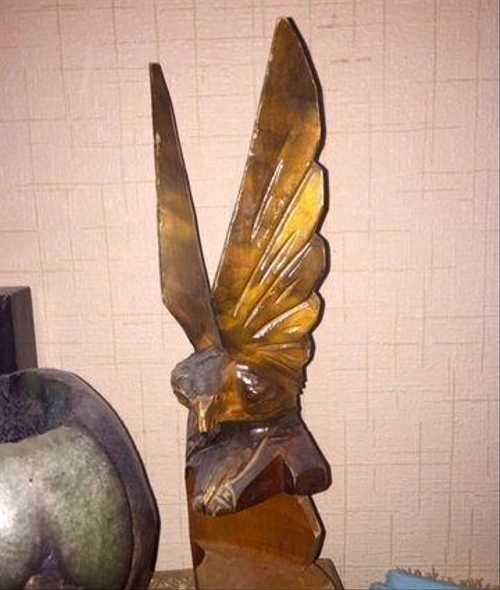 Статуэтка орёл деревянный
