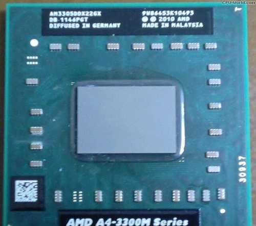Процессор AMD A4-3305m с графикой Radeon HD 6480G