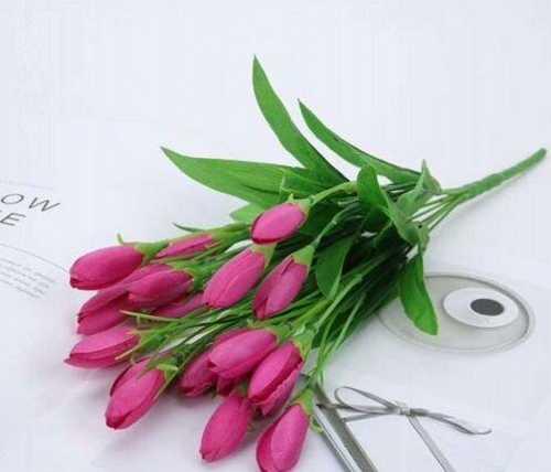 Крокусы-тюльпаны искусственные цветы