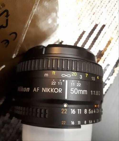 Объектив nikon AF Nikkor 50mm f/1.8D