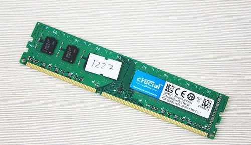 Оперативная память DDR3L 4 GB 1600 MHz Crucial