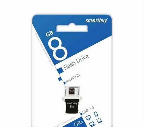 UFD Smartbuy 8GB OTG poko series Black (SB8gbpo-R)