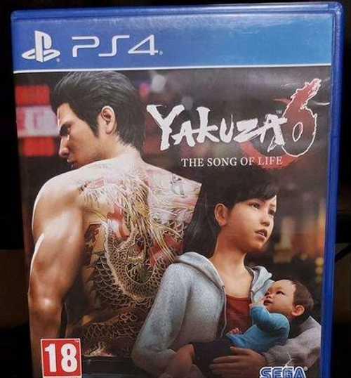 Yakuza 6 The Song of Life Playstation 4 Диск
