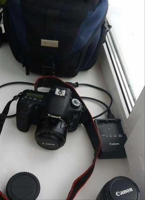 Canon EOS D60 + объективы+ сумка