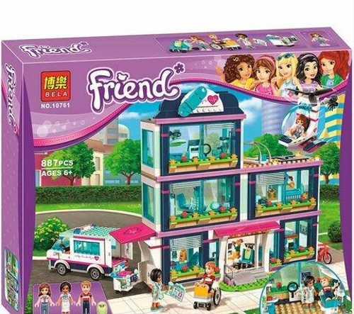 Лего Friends "Клиника Хартлейк Сити" 887 деталей
