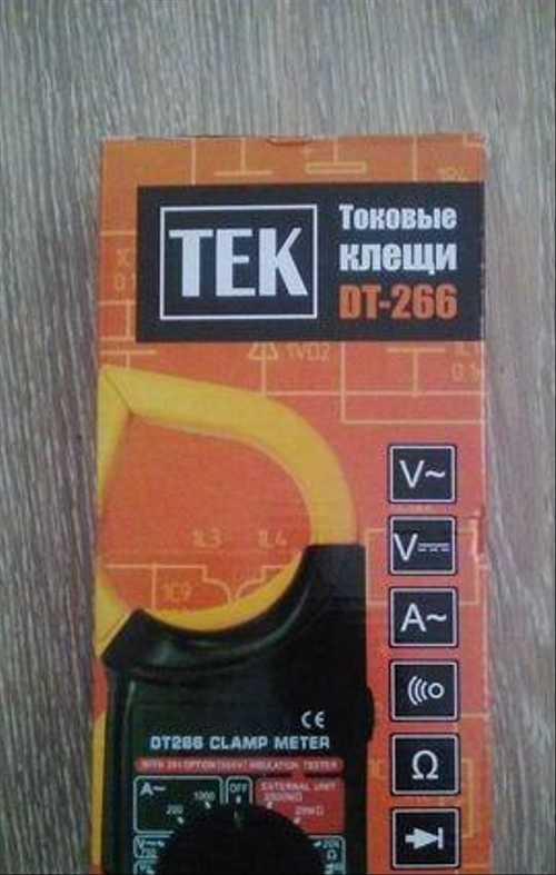 Токовые клещи TEK DT-266