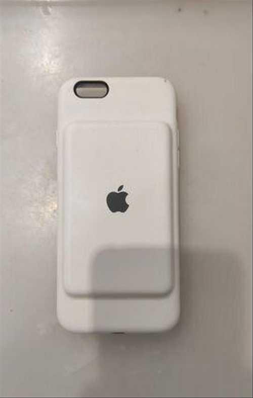 Чехол Smart Battery Case для iPhone 6/6s (Белый)