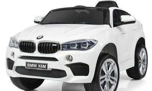 Детский электромобиль BMW X6M White рассрочка/кред