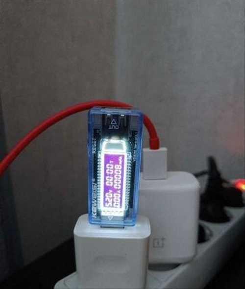 USB тестер напряжения и силы тока