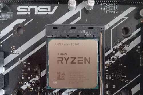 Процессор AMD Ryzen 5 3600 BOX, AM4, Wrath Stealth