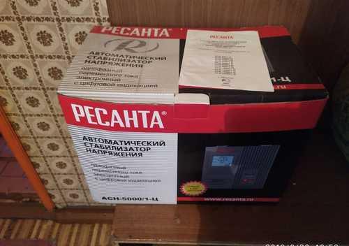 Стабилизатор Ресанта ach-5000/1-ц