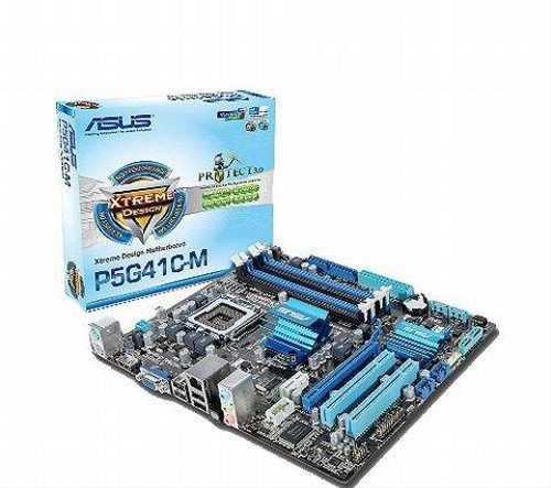 Asus P5G41C-M (чип G41, сокет 775, 771, Xeon)