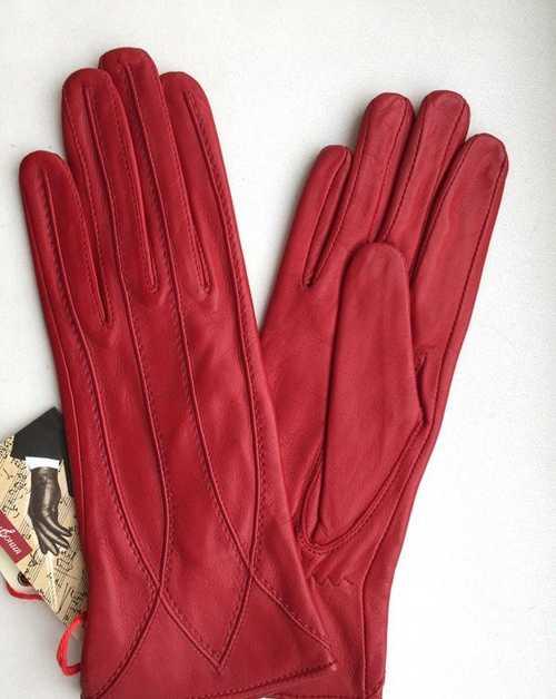 Перчатки кожаные