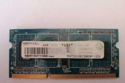 Оперативная память Ramaxel DDR3 2GB