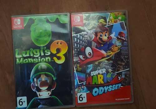 Игры для Nintendo switch (Luigi's Mansion 3; super