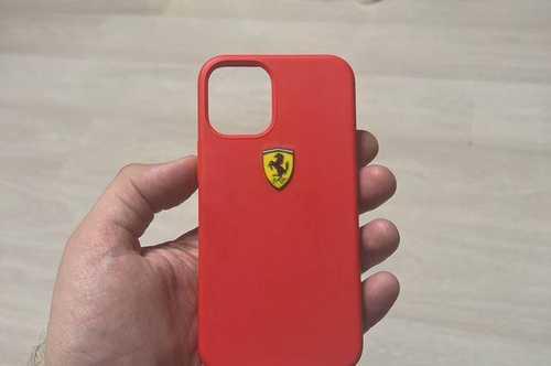 Чехол на iPhone 12 mini - Ferrari