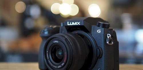 Panasonic lumix G7 kit + 25мм/1.7