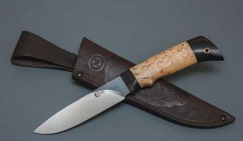 Нож "Мурена" Х12мф, карельская береза, граб