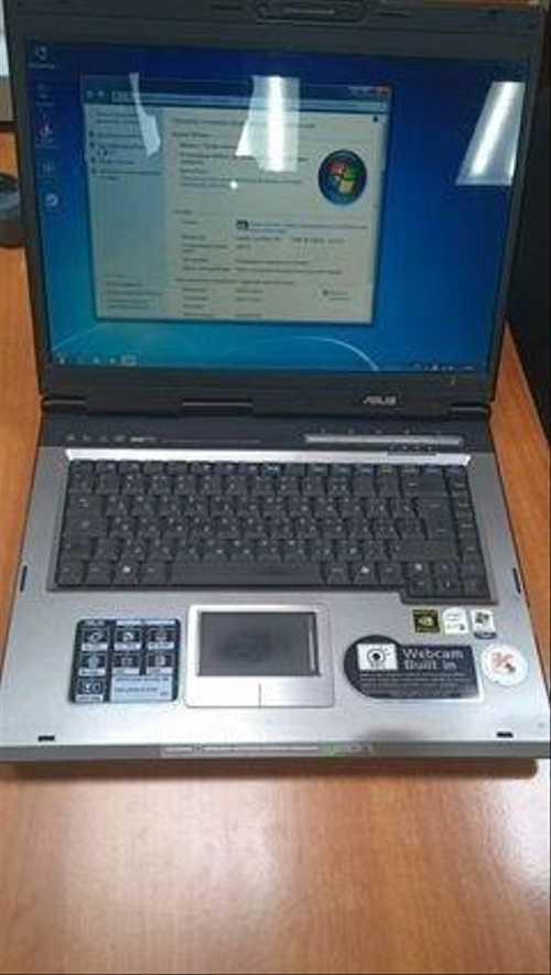 Ноутбук Asus A6J с апгрейдом