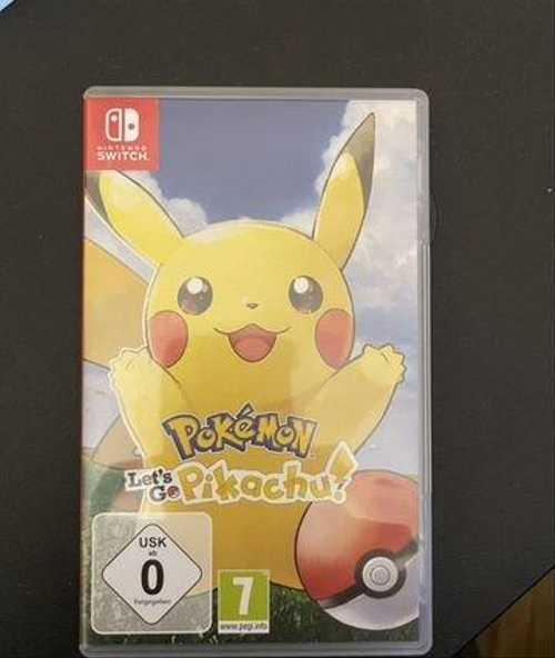 Игра Pokemon let's go Pikachu
