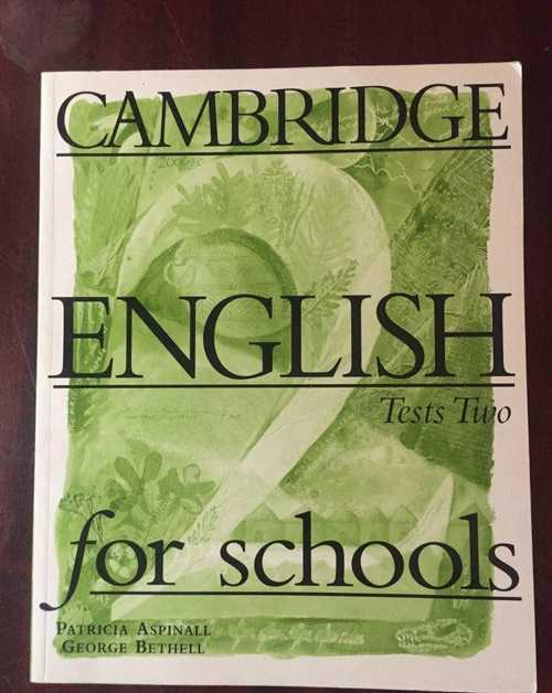 Cambridge English for Schools. Tests 2