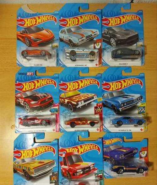 Hot wheels модели