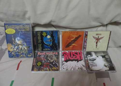 CD, DVD диски Guns N' Roses, Iron Maiden и другое