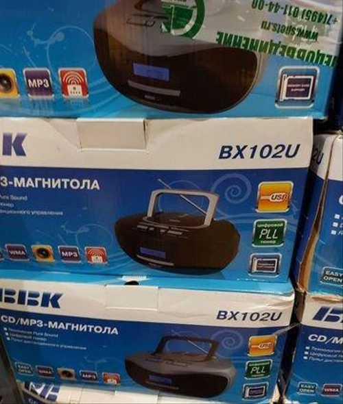 Магнитофон BBK BX102U для Авито-доставки