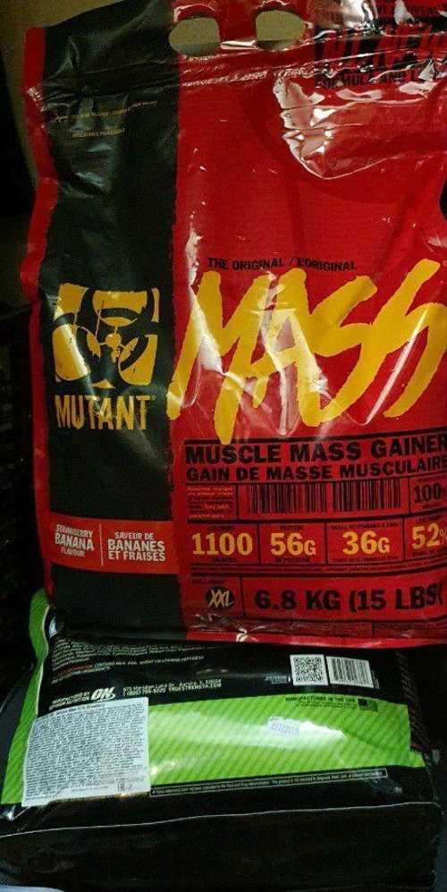 Гейнер Mutant Mass (6.8 кг) /Протеин Fuze Protein