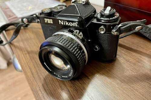 Пленочный фотоаппарат nikon FE2, фотообьективы