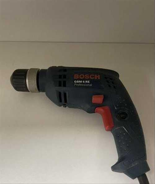 Дрель bosch GBM 6RE 350Вт