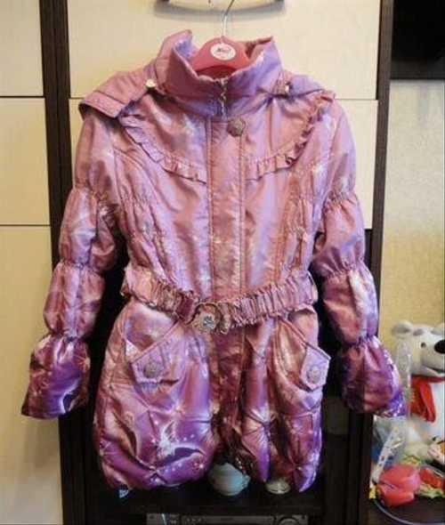 Курточка-ветровка, плащ для девочки 110-122