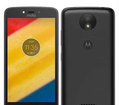 Пластиковый чехол для Motorola Moto C Plus черный