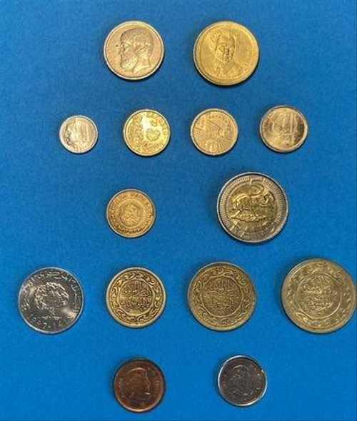Монеты разных стран, жетоны метро