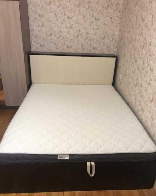 Двухспальная Кровать 180*200 с матрасом Ева
