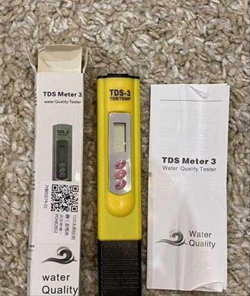 Цифровой тестер качества воды TDS-3